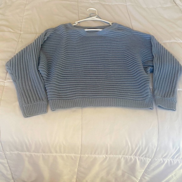 moon & madison | Sweaters | Moon Madison Sky Blue Sweater | Poshmark